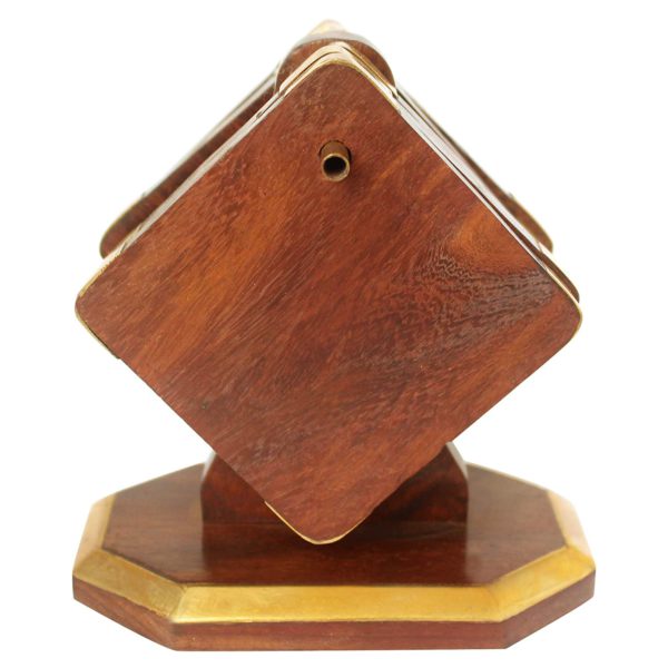 Craftykart Wooden Drink Coasters Wood Table Coaster Set of 6 for Tea ...